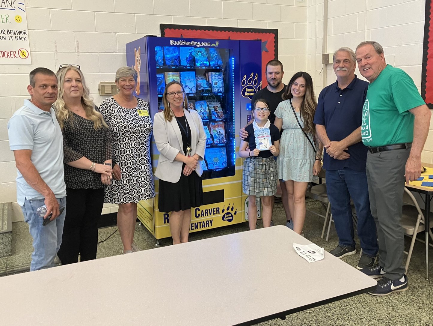 Celebrating Educator’s Legacy with Book Vending Machine